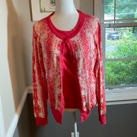 Covington | Tops | Covington 2 Piece Cardigan And Sleeveless Tank Set ...